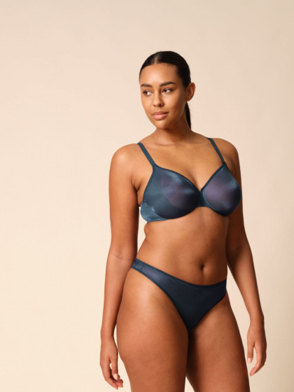 Glossies Thong - Shadow Blue - Gossard®