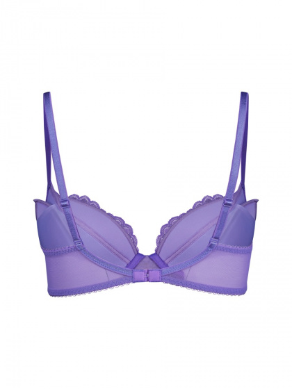 Superboost Lace Padded Plunge Bra Purple Hebe Gossard®