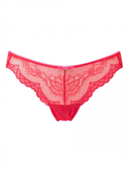 Superboost Lace Thong - Rose Red - Gossard
