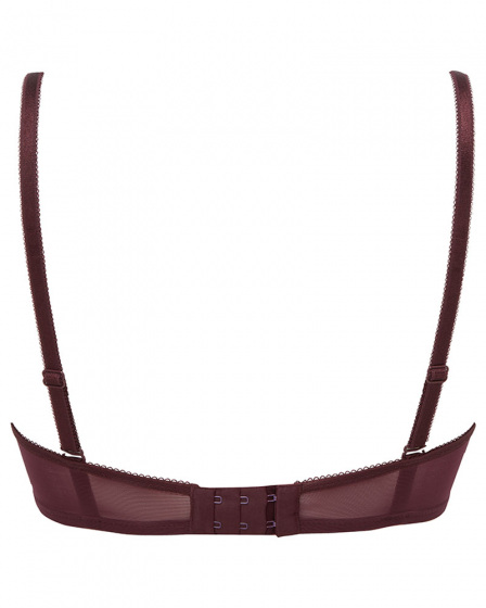 Glossies Lace Moulded Bra - Fig | Sheer Bras | Gossard