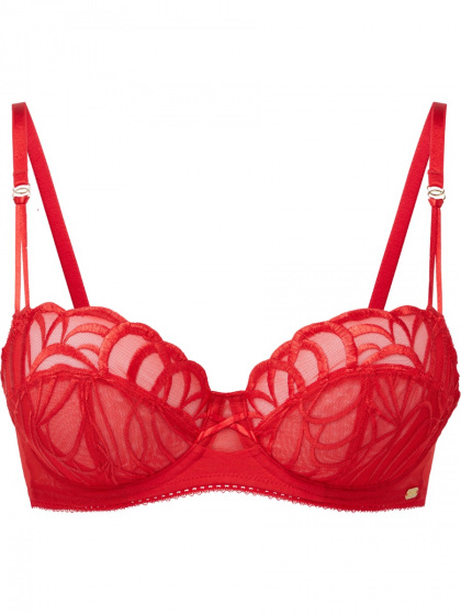 Non Padded Balcony Bra Red | Fiesta Lingerie Set | Gossard