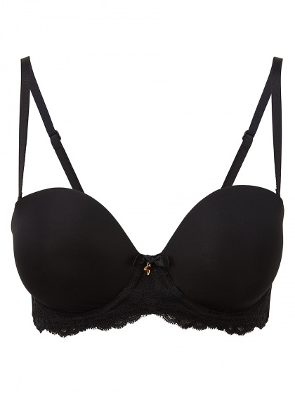 Superboost Lace Multi-way Strapless Bra - Black | Gossard
