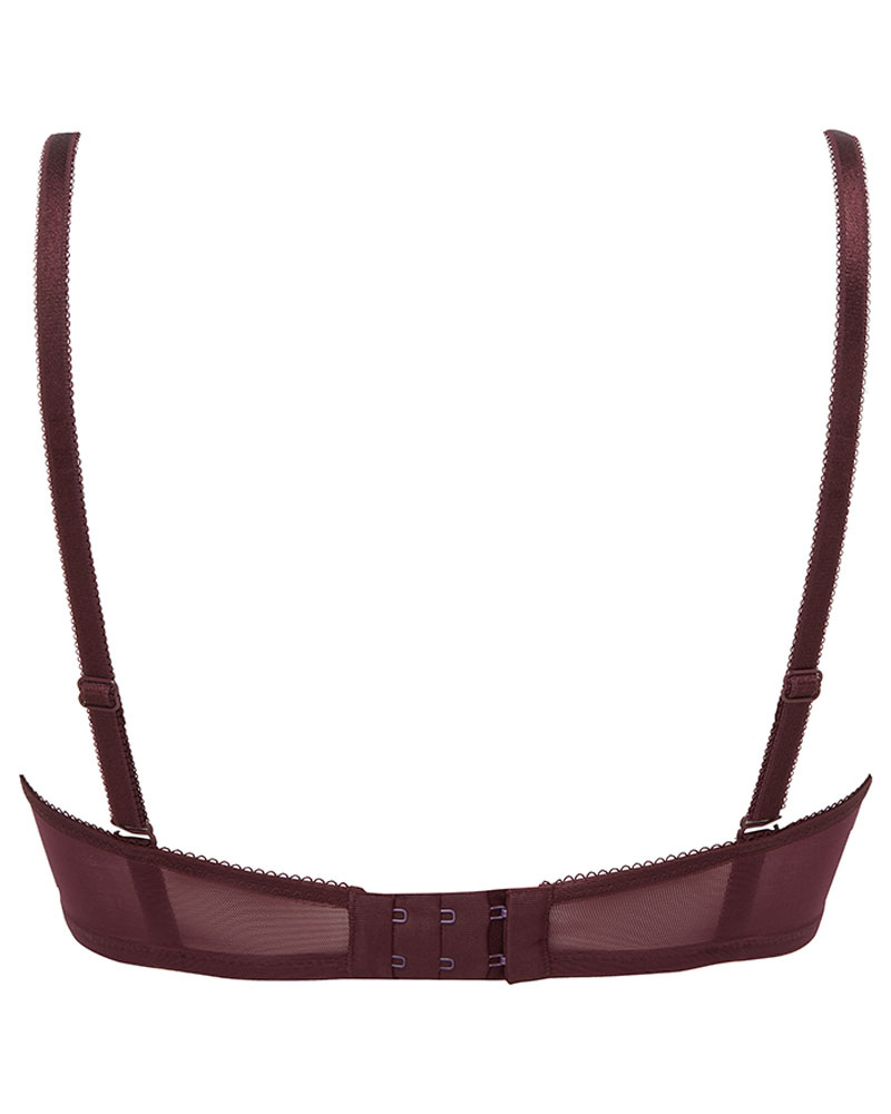 Glossies Lace Moulded Bra - Fig | Sheer Bras | Gossard