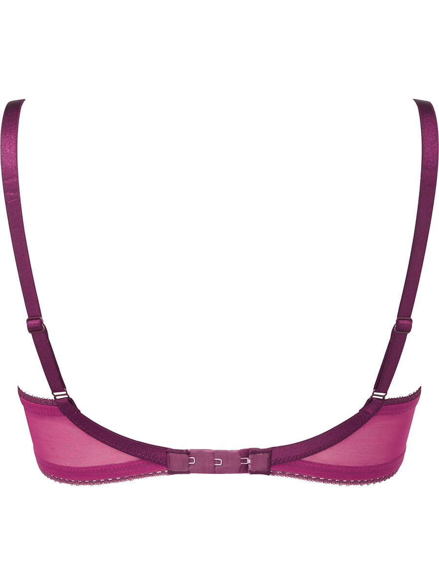 Swirl Non Padded Balconette Bra - Raspberry | Gossard