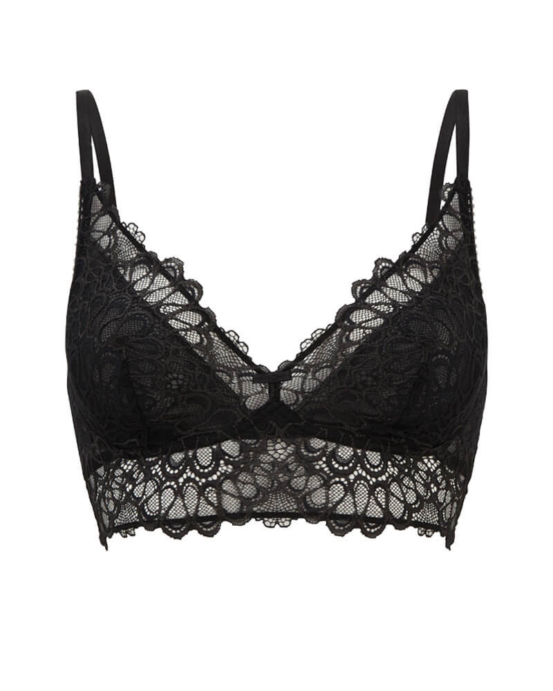 Swirl Bralet Black | Non Wired Bralets | Gossard