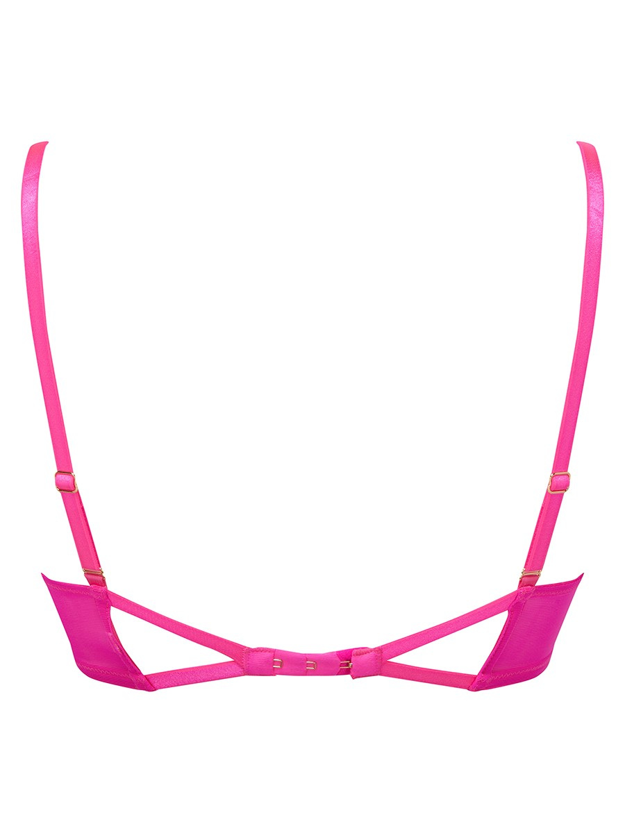 Soutien-gorge sans armatures Envy Non Padded Plunge Neon Pink Glo ...