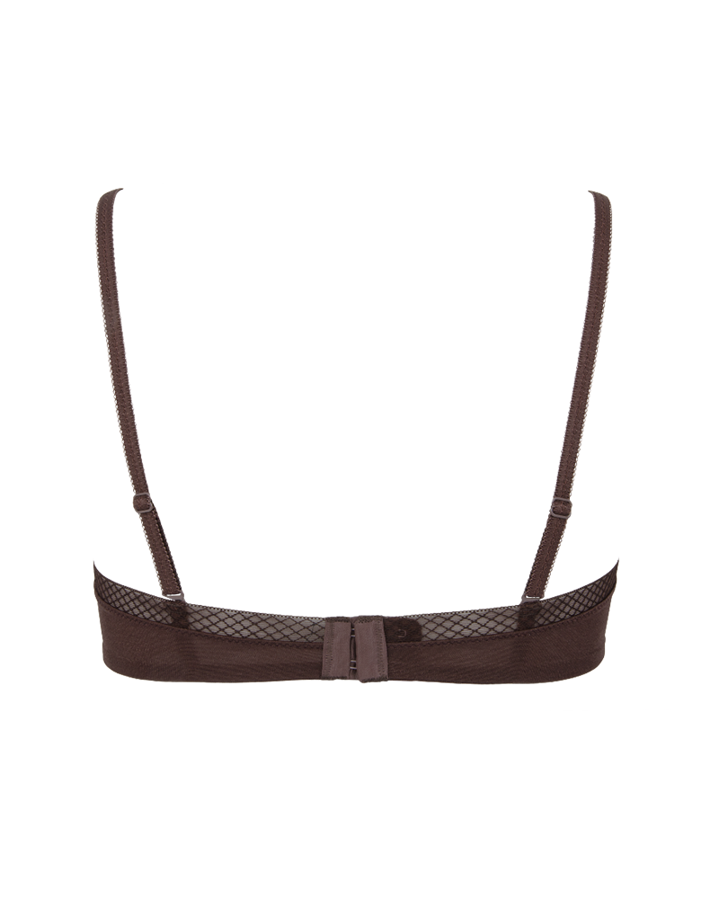 Non Padded Glossies | Moulded Bra - Brown | Gossard