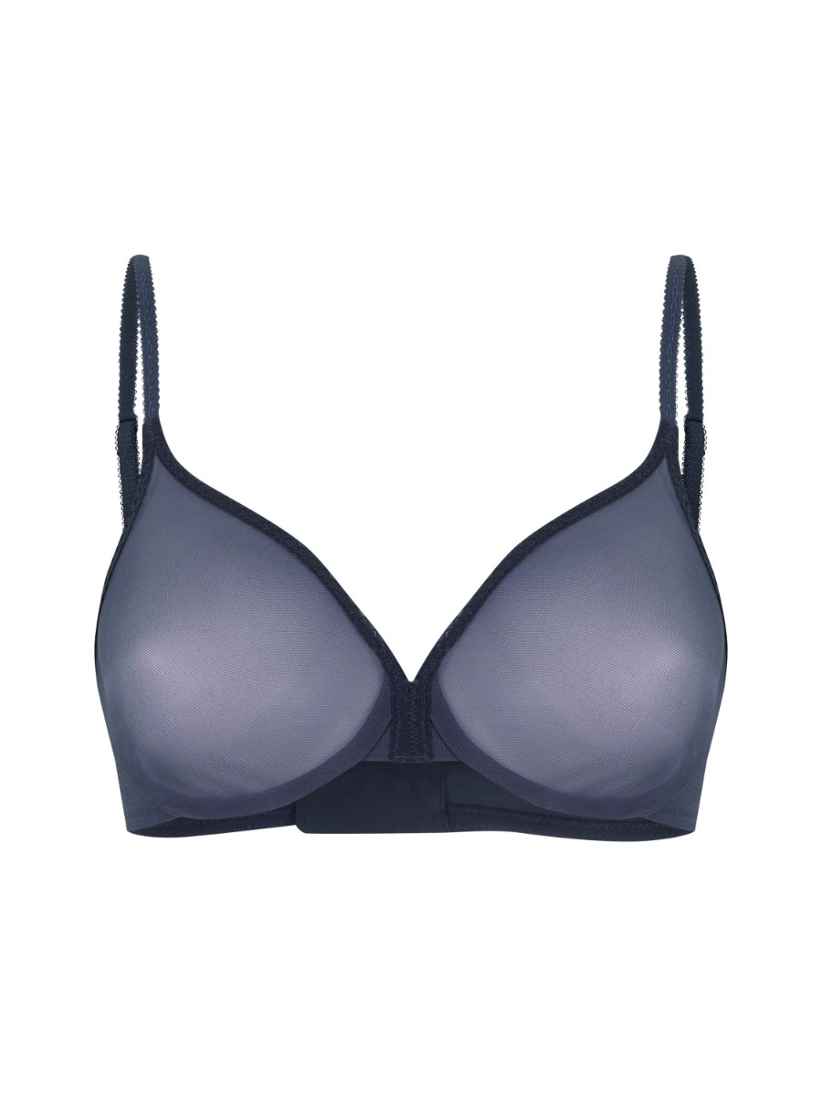 Glossies Moulded Sheer Bra - Shadow Blue - Gossard®