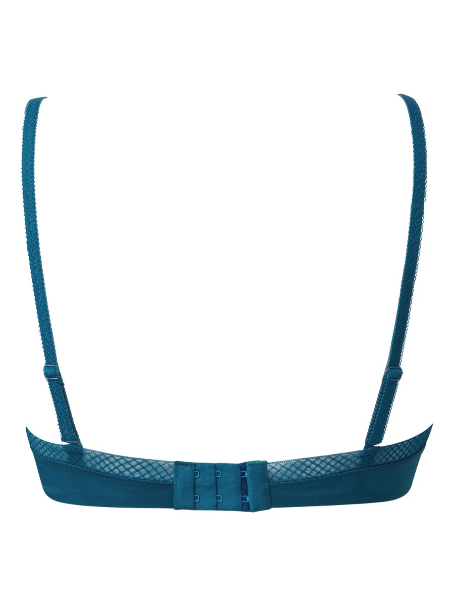 Glossies Sheer Moulded Bra - Teal - Gossard®