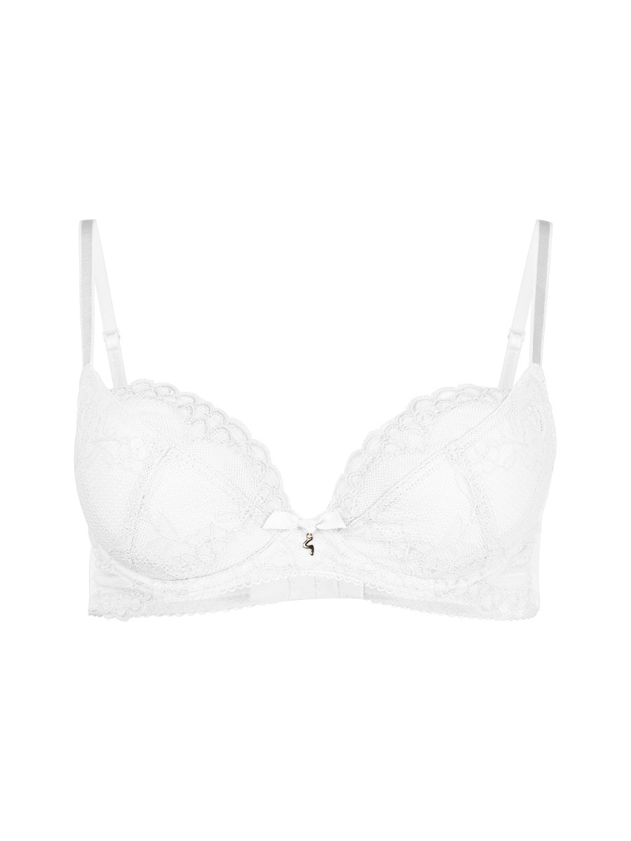 Superboost Lace Plunge Bra White, Gossard