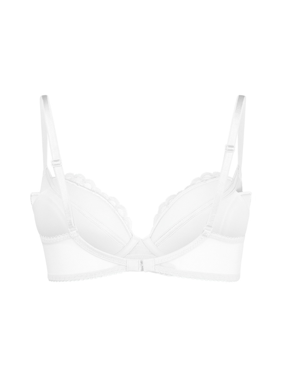 Superboost Lace Plunge Bra White, Gossard