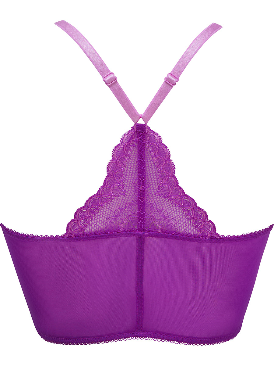 Superboost Lace Deep V Bralet - Orchid | Bralettes | Gossard Superboost Lace Deep V Bralet - Orchid | Bralettes | Gossard