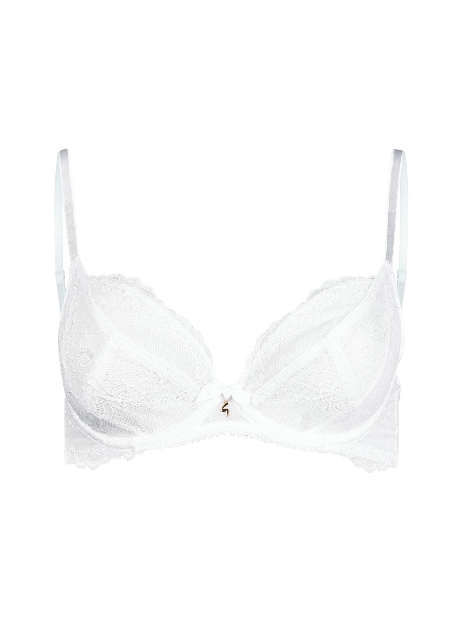 Non Padded Plunge Bras| Superboost Lace White |Gossard