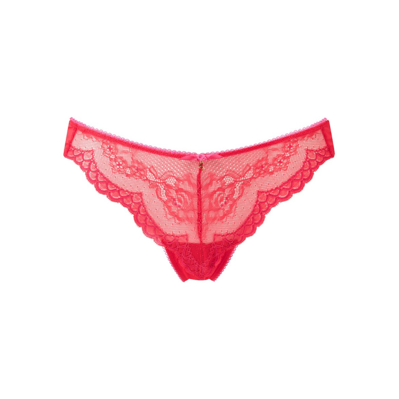 Superboost Lace Thong Rose Red Gossard